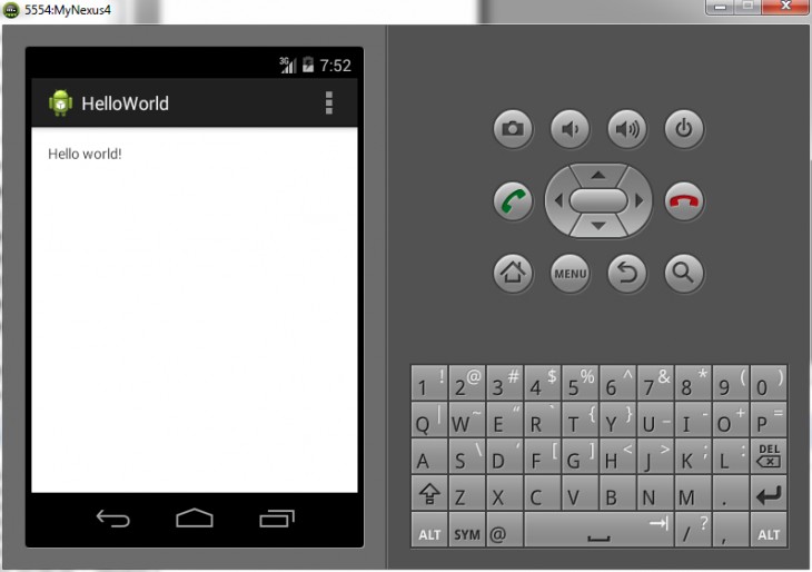 Ejemplo de Android Hello World – Programación.Click